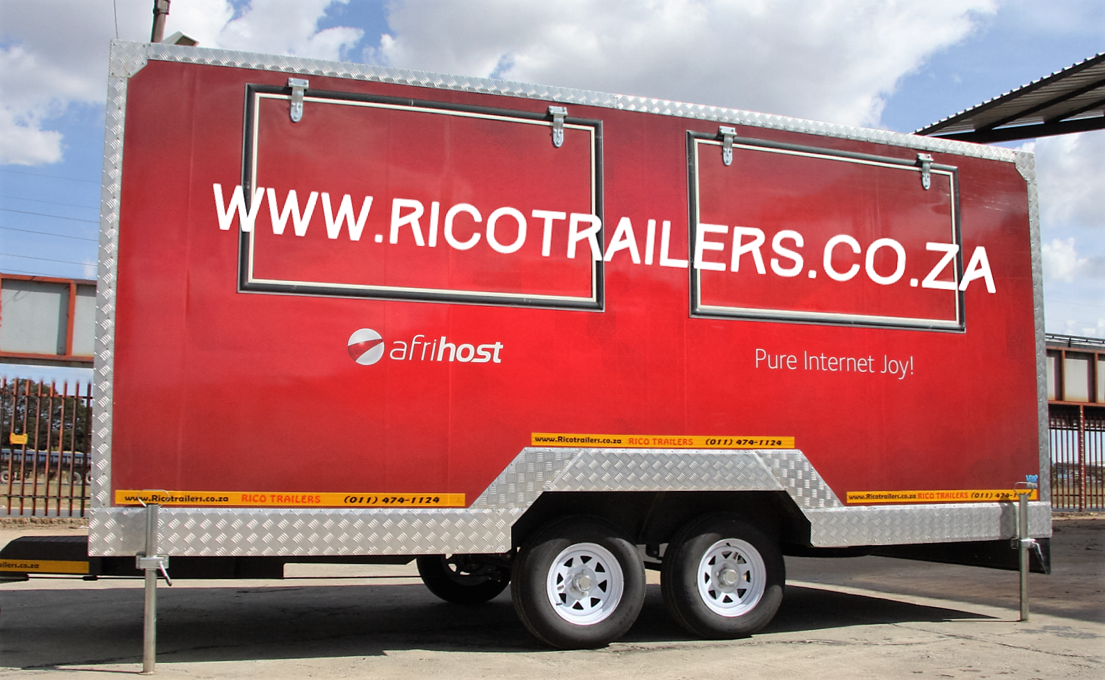 Mobile Catering Kiosk Trailer – Rico Trailers South Africa